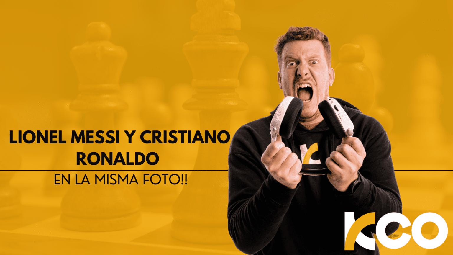 ¡Lionel Messi y Cristiano Ronaldo, en la misma foto! - Kco Carmona